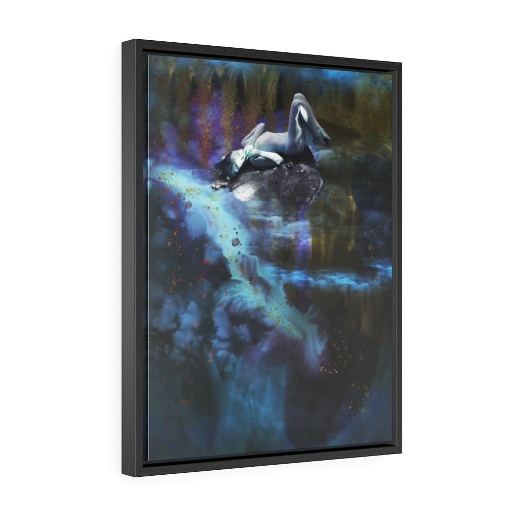 "Lethe - Alien Waterfall" Framed Canvas Print - Various Sizes - William ...
